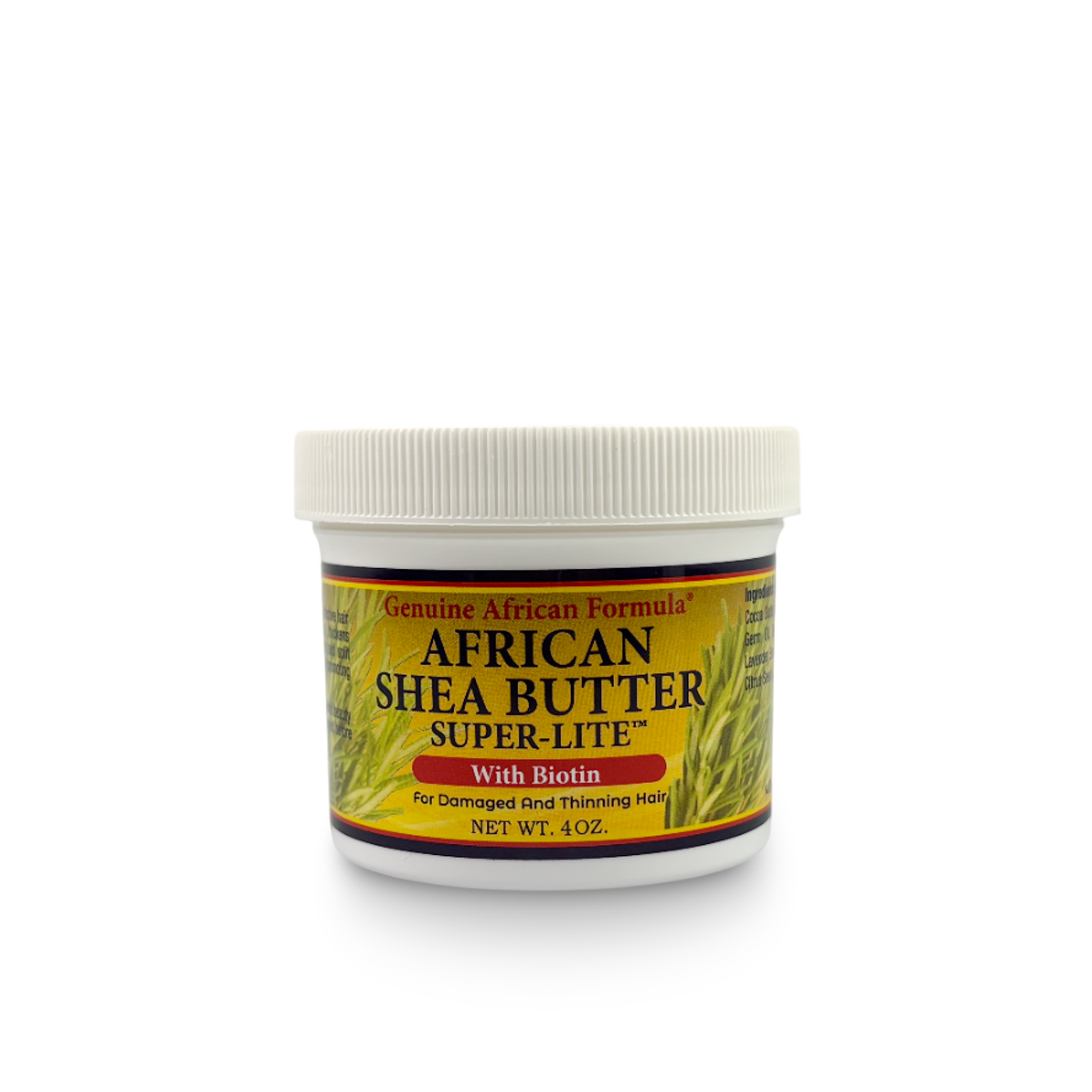 African Shea Butter - Super-Lite 4oz– Genuineafricanformula